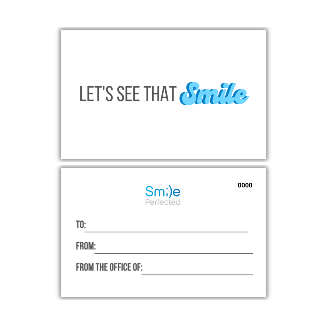 Gift cards (50 Pack) – Smile Perfected